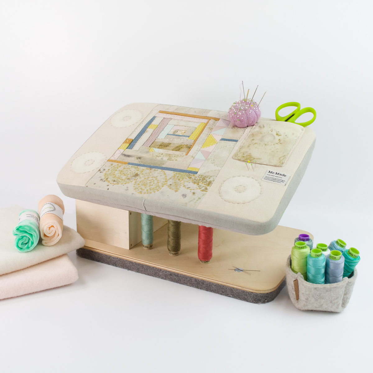 Pieced Lap App Cover | Sue Spargo Folk Art Quilts