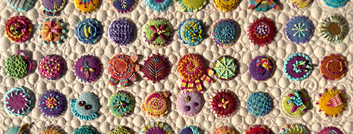 Creative Stitching | Sue Spargo Folk Art Quilts