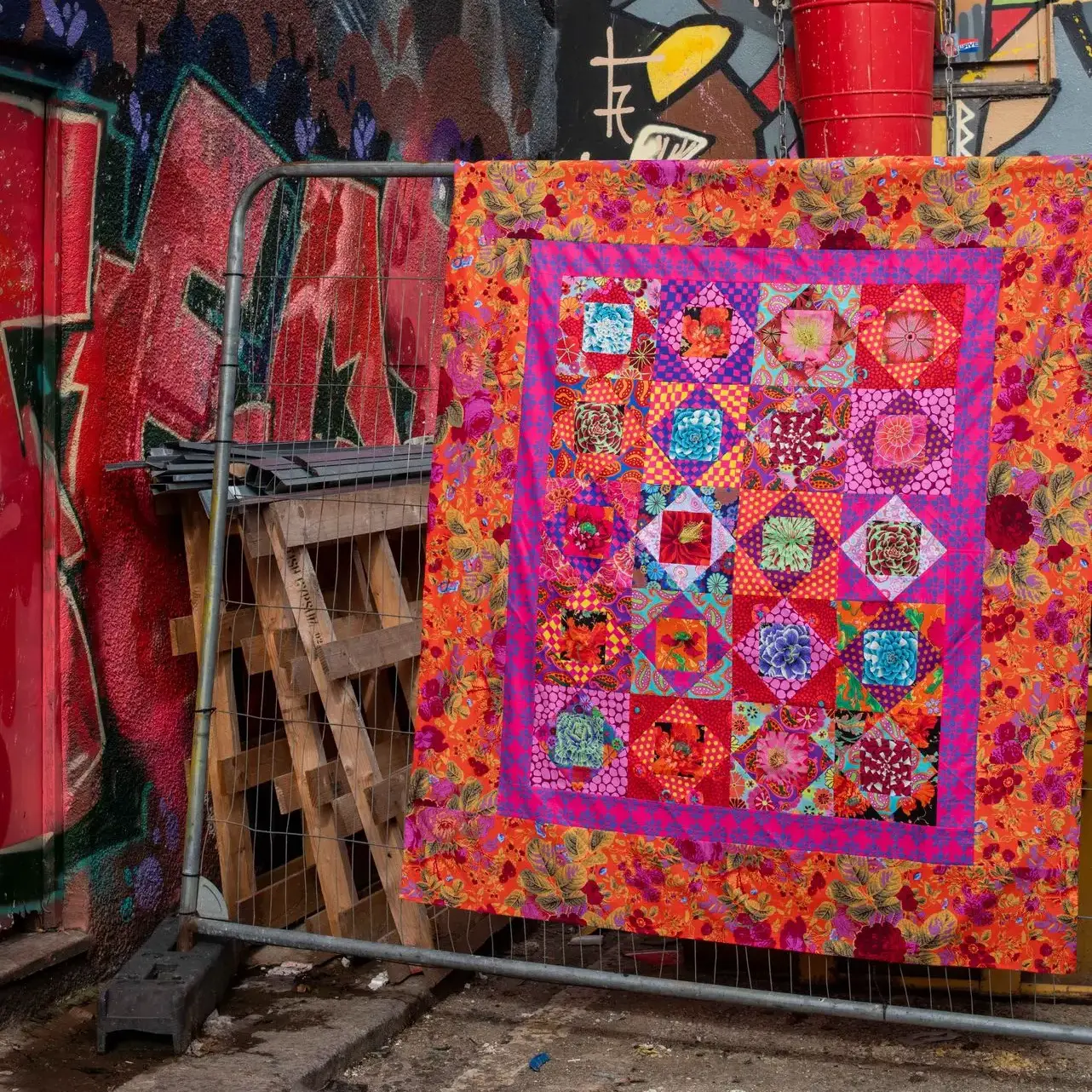 Economy Block Workshop | Sue Spargo Folk Art Quilts