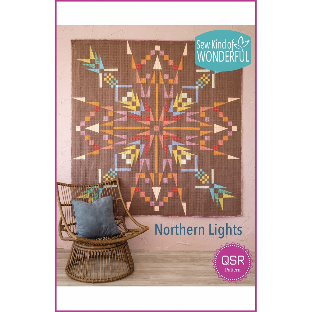 Northern Lights Pattern, Sew Kind of Wonderful | Sue Spargo Folk Art Quilts