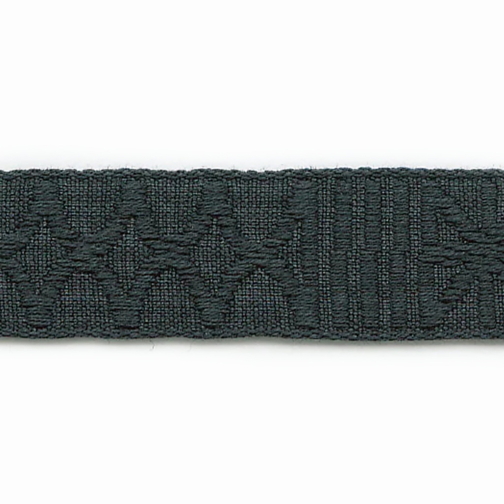 Ribbon Yardage- 15mm Textured Charcoal Ribbon | Sue Spargo Folk Art Quilts