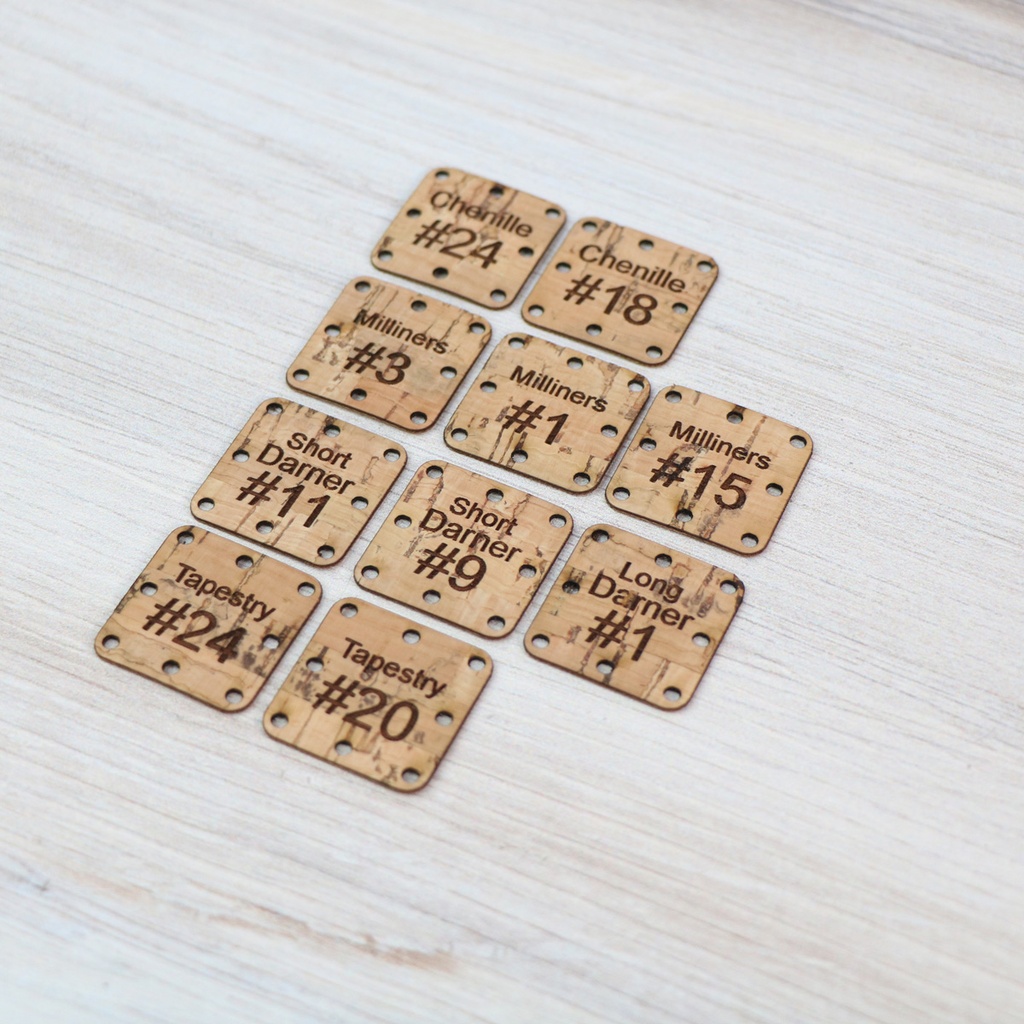 Natural Cork Needle Label Pack | Sue Spargo Folk Art Quilts