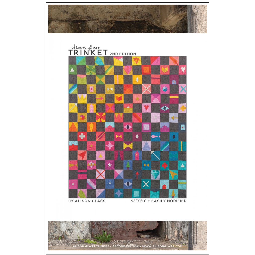 Trinket Second Edition Pattern, Alison Glass | Sue Spargo Folk Art Quilts