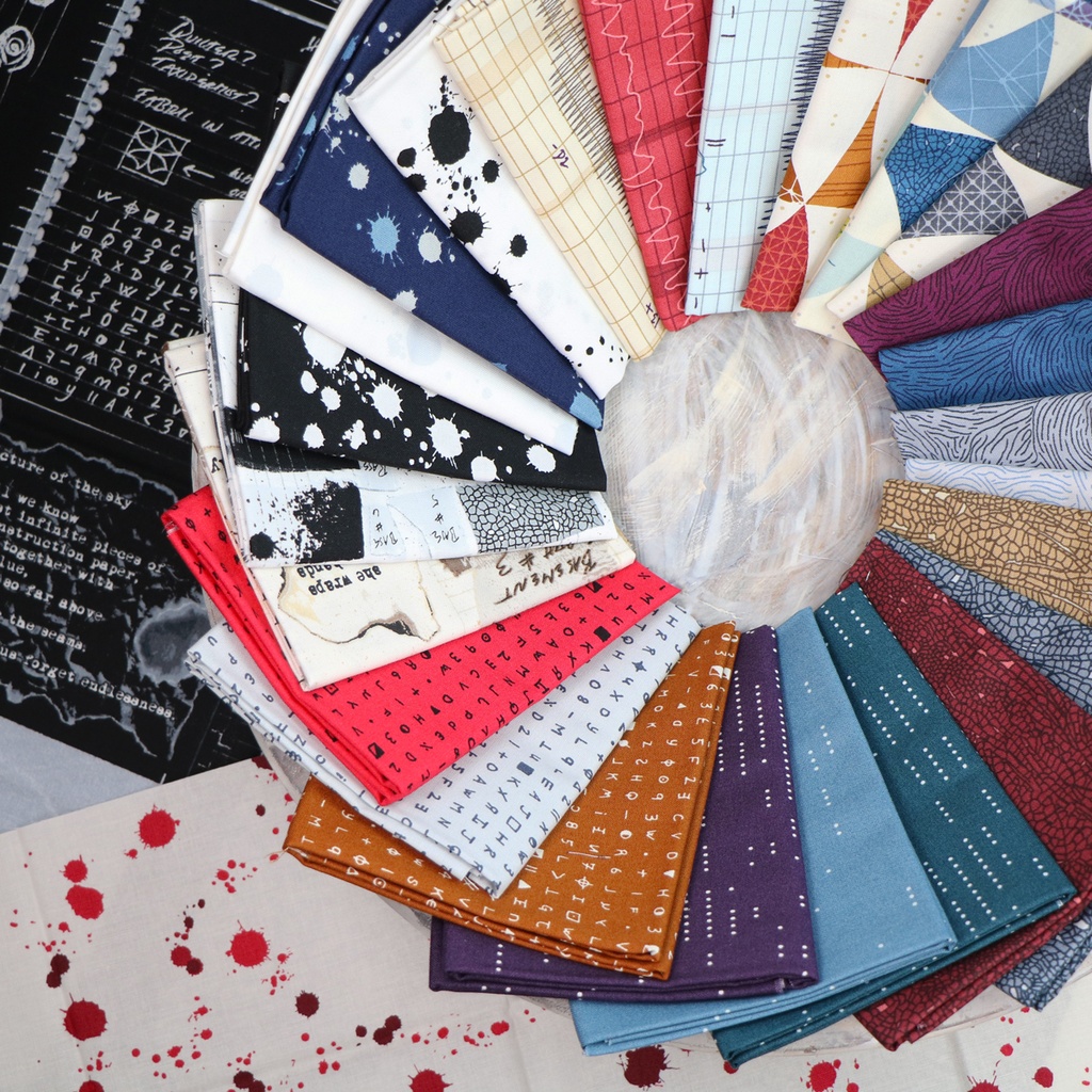 Sleuth FQ Bundle | Sue Spargo Folk Art Quilts