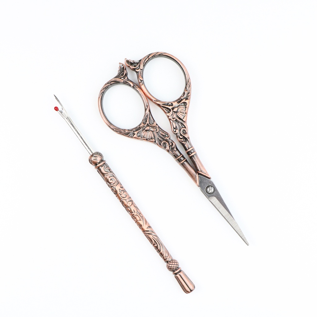 Botanical Garden Scissors & Seam Ripper (Copper) | Sue Spargo Folk Art ...